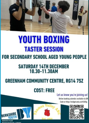 Boxing Taster Session - Berkshire Youth - Waterside